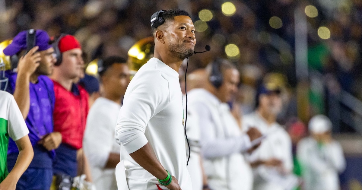 Sam Acho 'not worried' about Notre Dame after 0-2 start, still likes ...