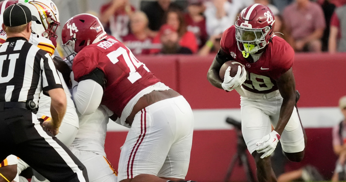 Alabama focusing on run game in bye week: 'We need to be better'