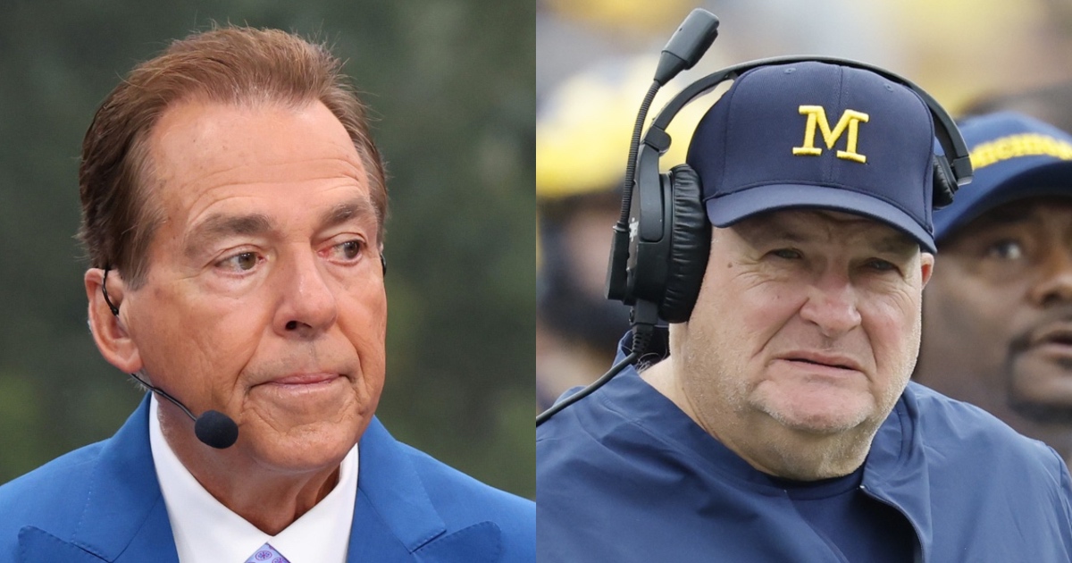 Nick Saban, Biff Poggi share hilarious back-and-forth on ESPN College ...