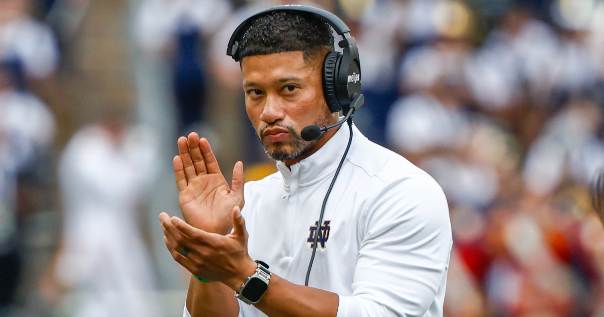 What Notre Dame Marcus Freeman said before the NC State game