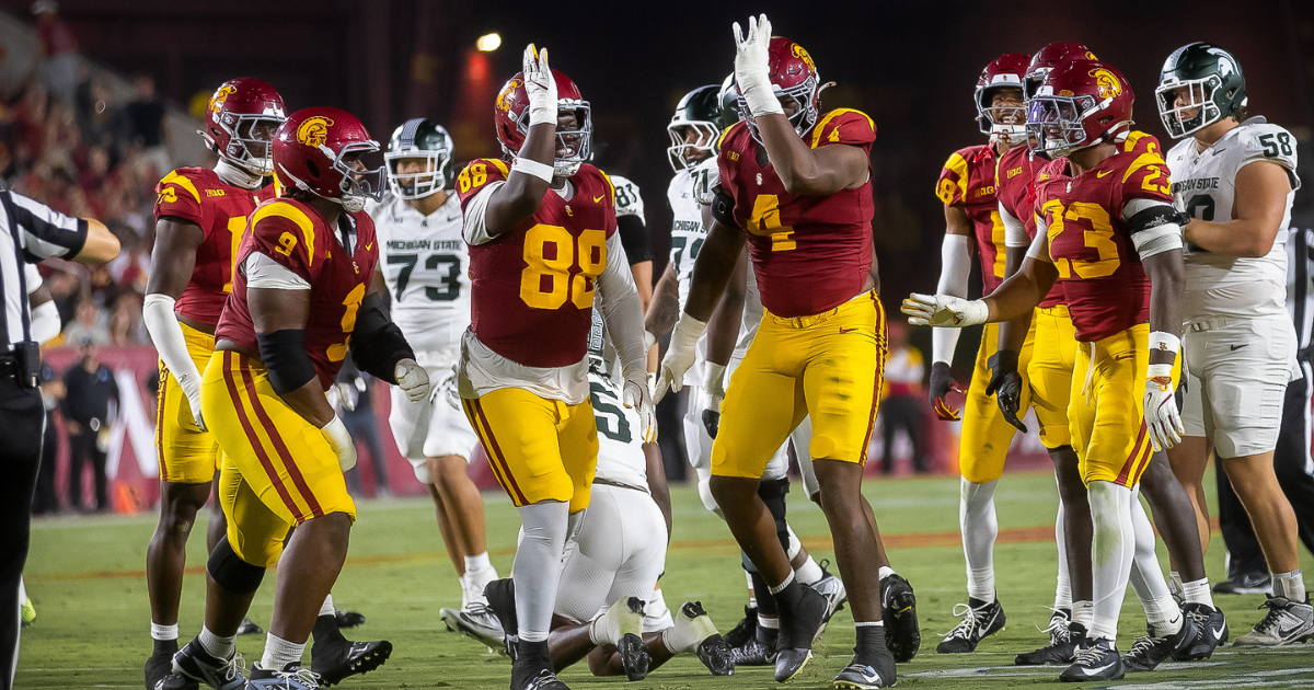 USC Trojans move up in AP, Coaches Polls after beating Michigan State - On3