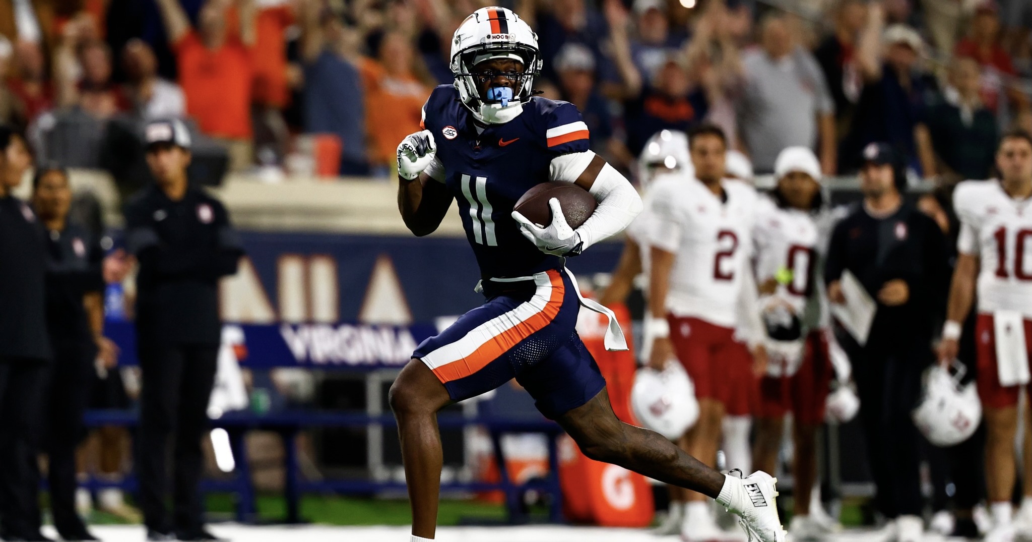 CavsCorner Video: UVa WR Harris talks three-touchdown game - On3