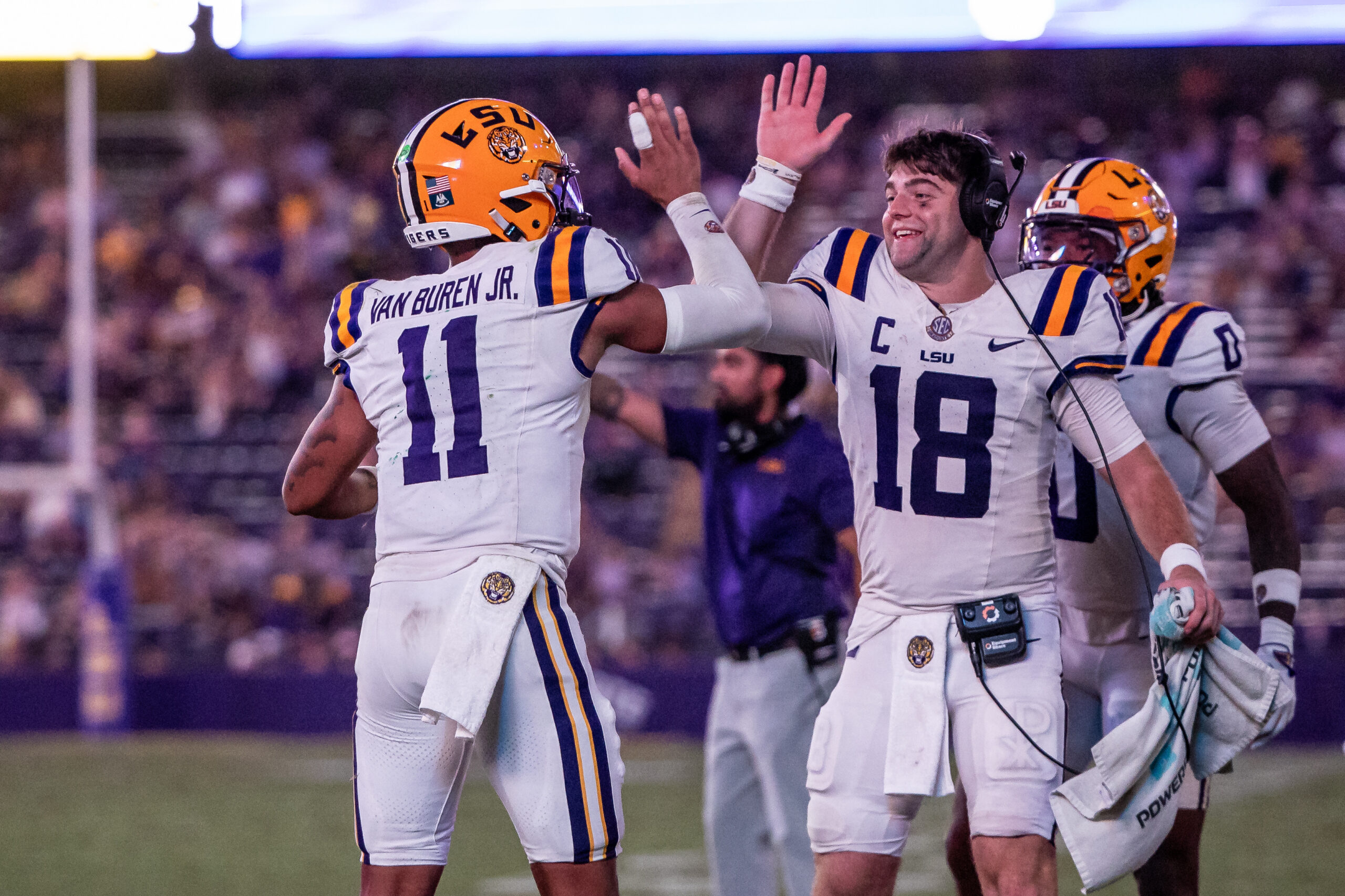 The Highlights: Transfer QB Michael Van Buren's LSU debut - On3