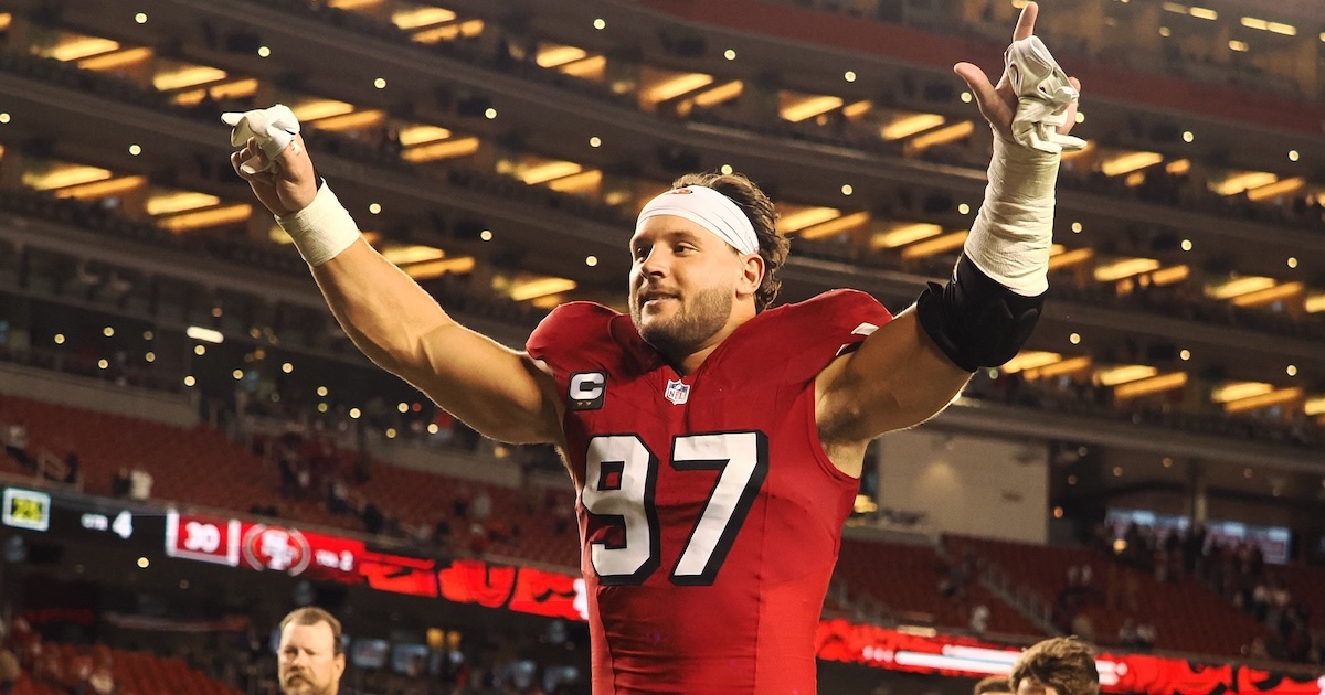 Nick Bosa injury update: 49ers DE suffers torn ACL, ruled out for ...