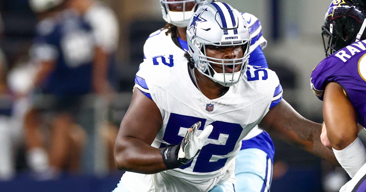 Tyler Booker injury update: Cowboys starter seen on scooter, sidelined ...