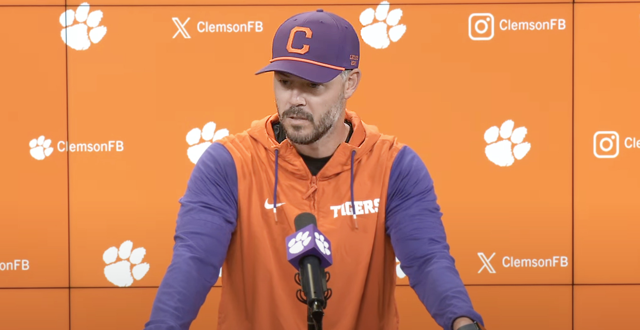 WATCH: Garrett Riley, Clemson Football player Tuesday Interviews - On3