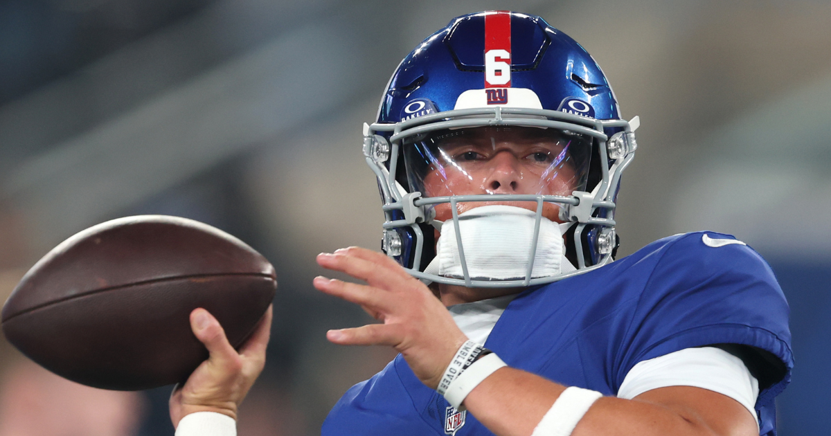 New York Giants to start rookie QB Jaxson Dart on Sunday