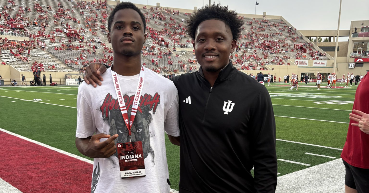 2027 DB Romel Koon tabs Indiana a 'top contender' after visit