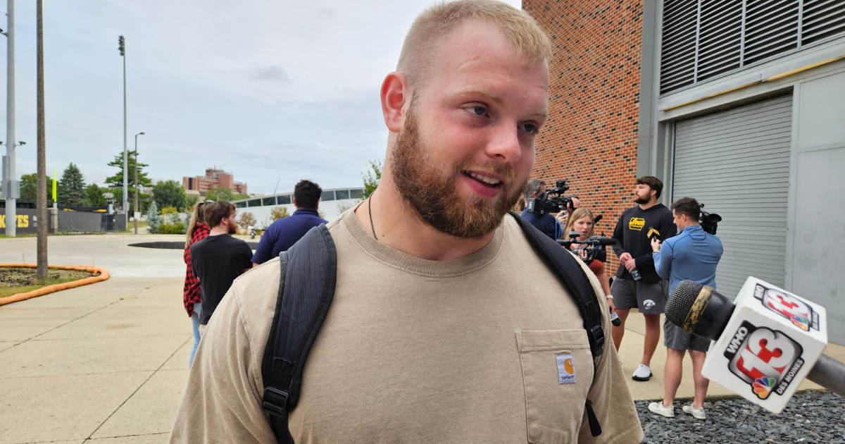 Logan Jones feels Iowa offensive line close to explosive plays