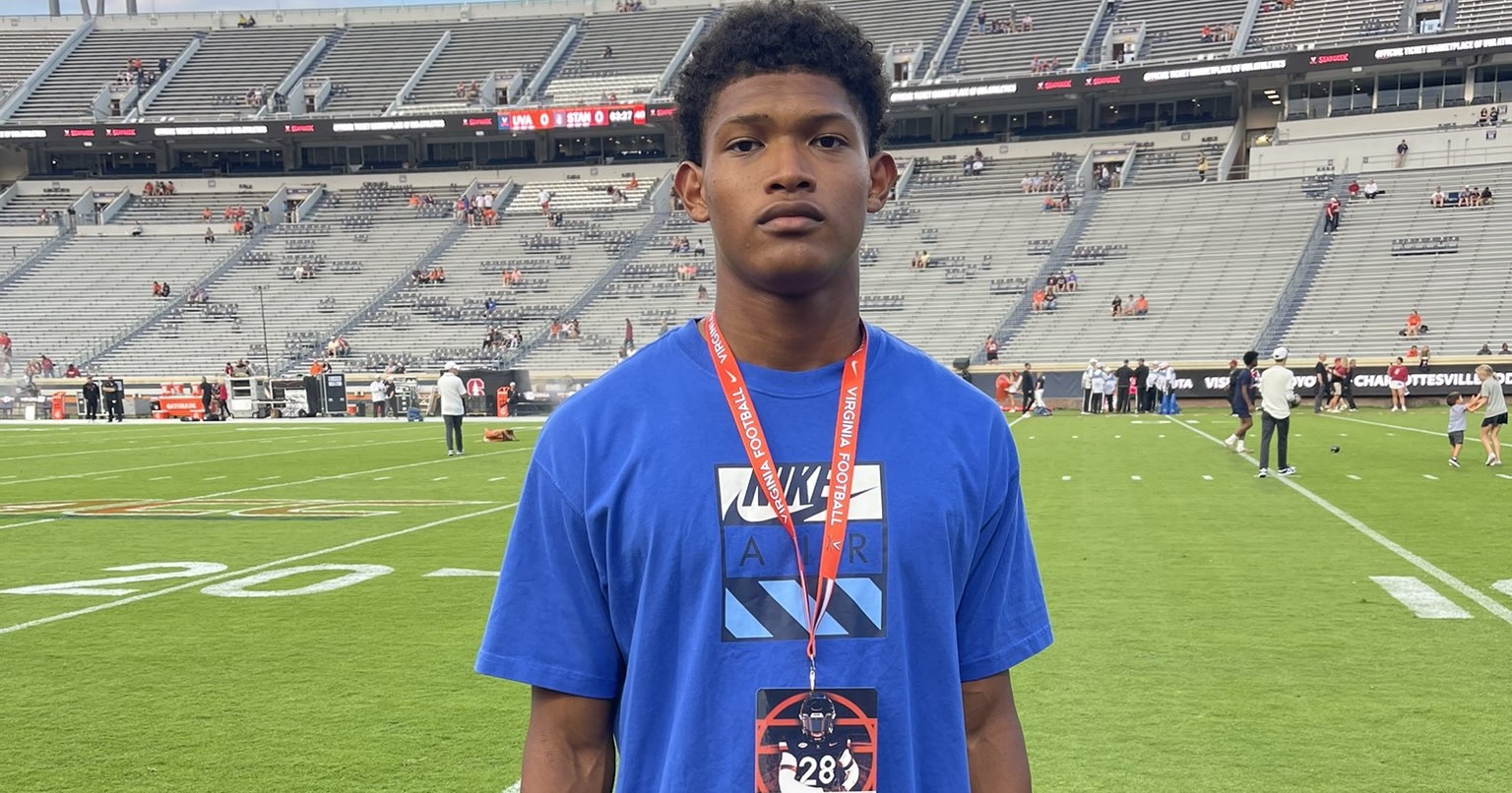 Four-star CB Pridgeon (2028) recaps recent trip to Charlottesville - On3