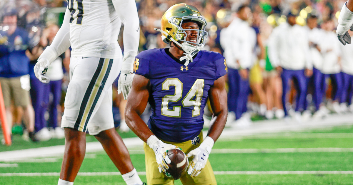 Who's scored the most single-game touchdowns in Notre Dame history?