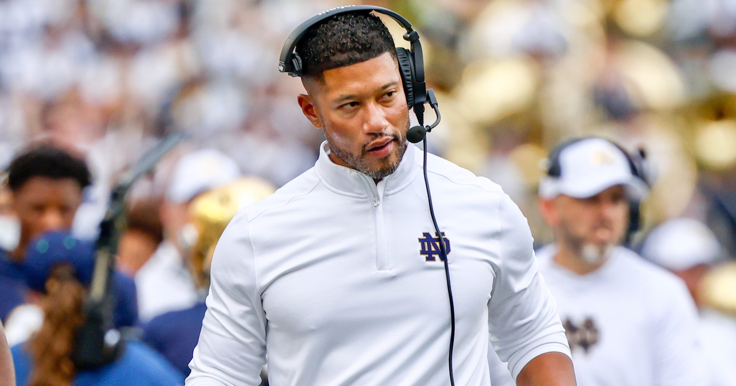 What Notre Dame Marcus Freeman said before Arkansas game