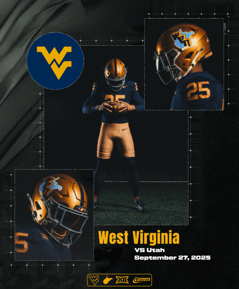 West Virginia football uniforms announced for Utah game - On3