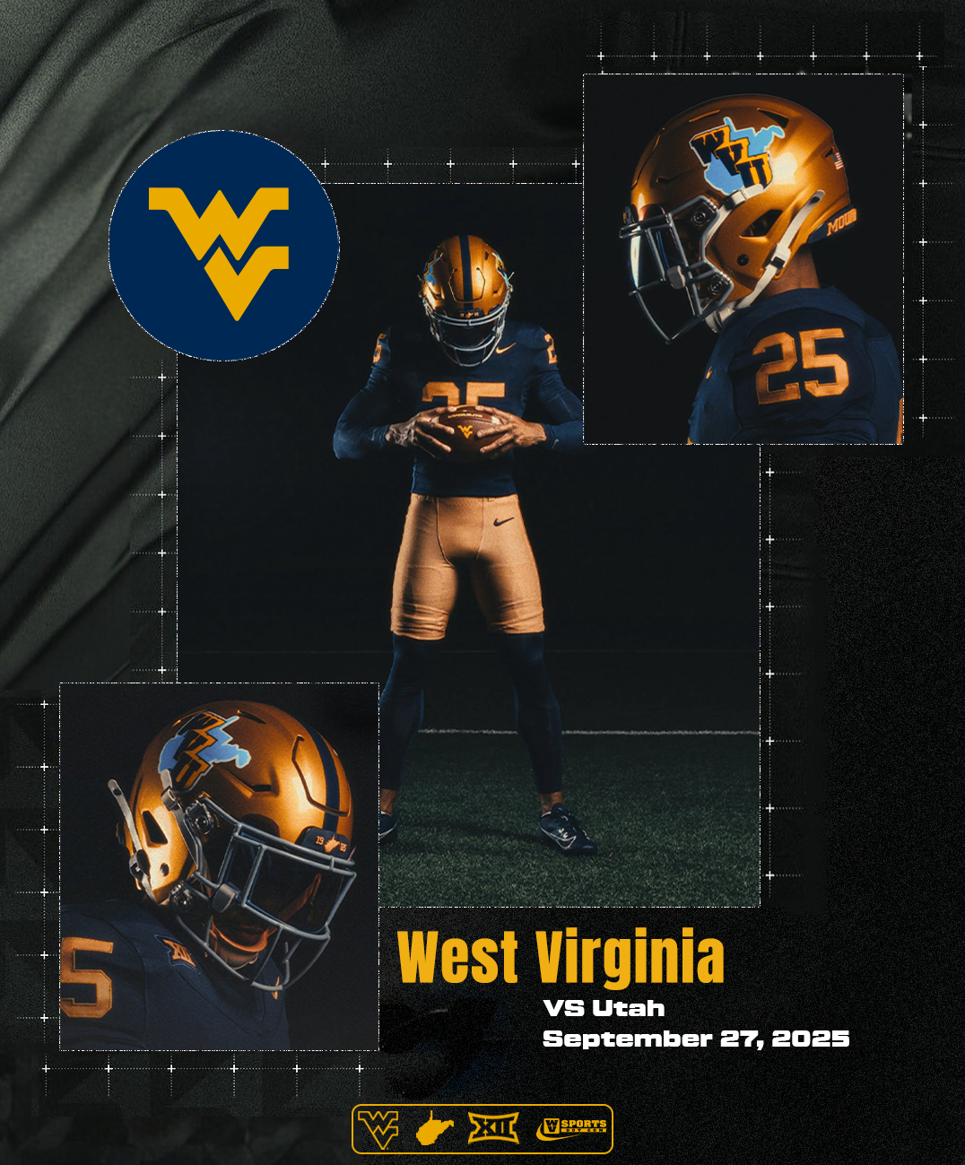 West Virginia football uniforms announced for Utah game - On3