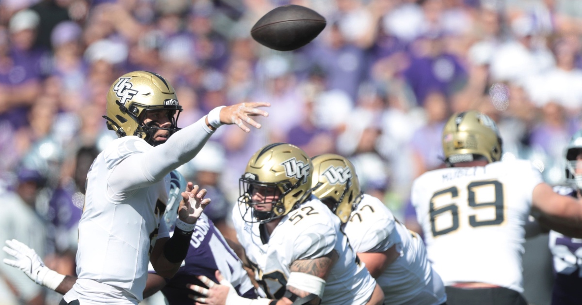 Tayven Jackson injury update: UCF QB reportedly suiting up after ...