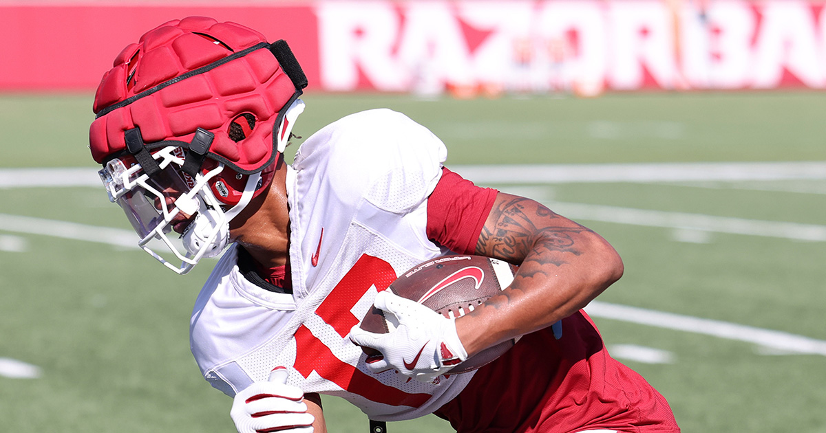 Jalen Brown injury update: Sam Pittman reveals brutal diagnosis for Arkansas WR after being ...