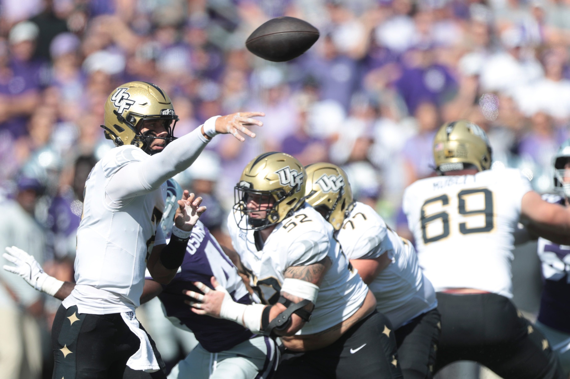 Tayven Jackson Returns from Injury in UCF Loss at K-State