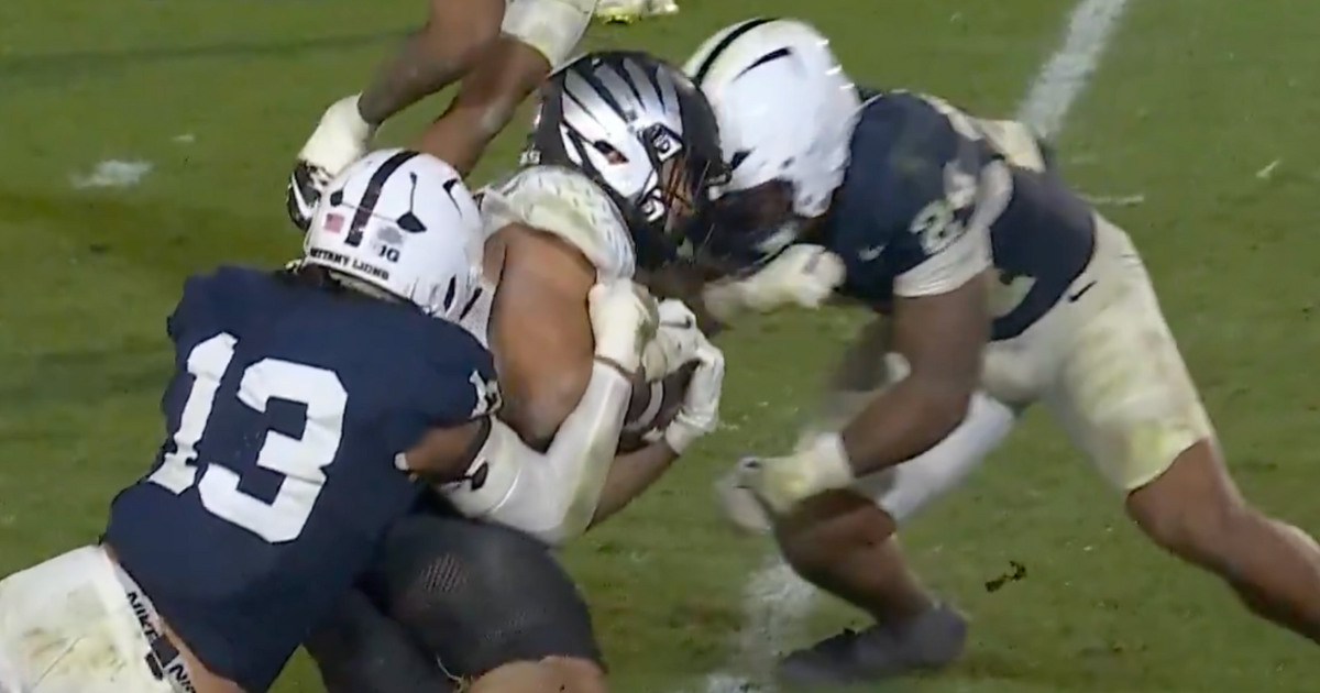 Officials controversially uphold no targeting call against Penn State ...