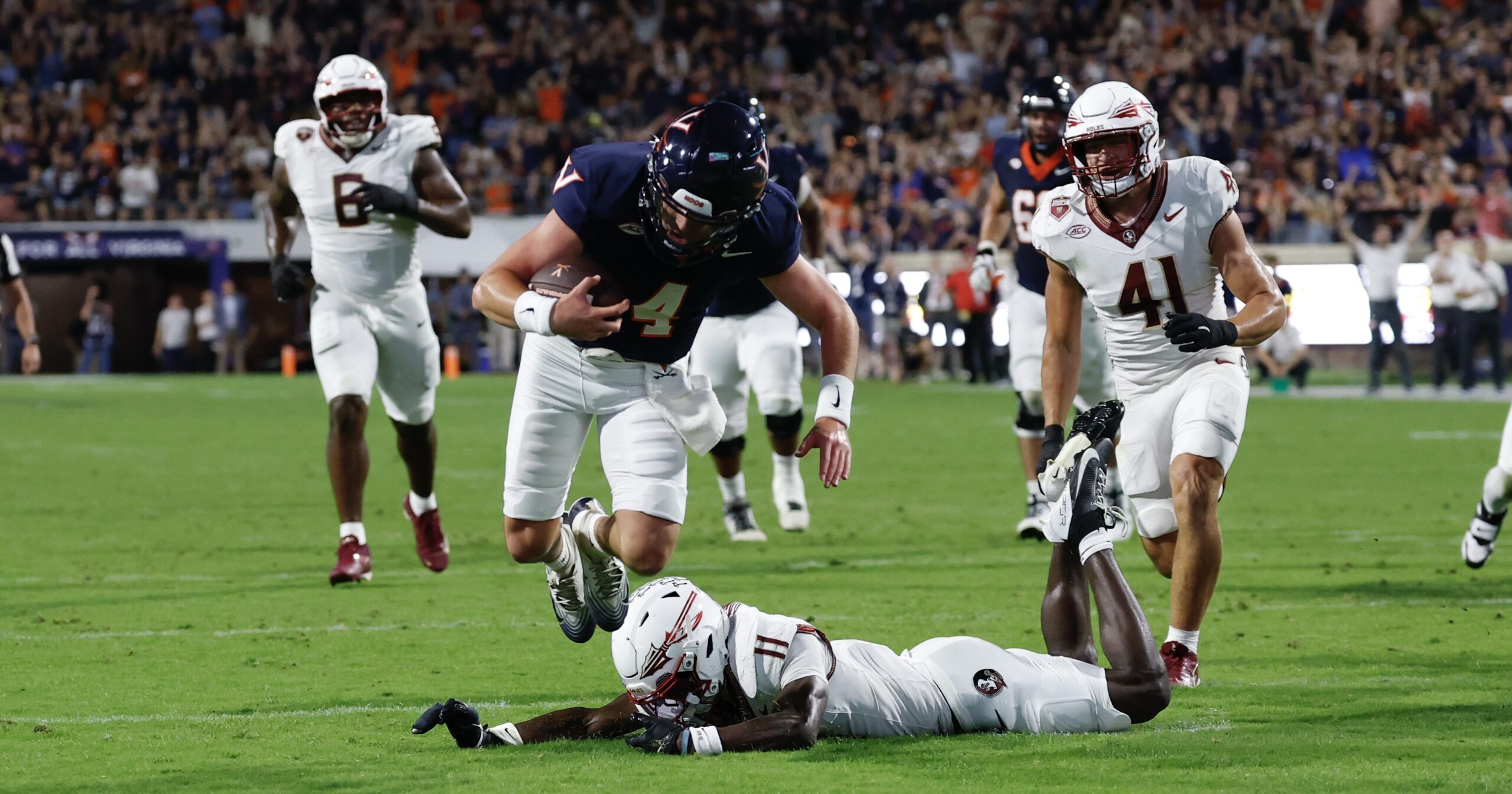 PFF Grades: Wahoos put up solid numbers in FSU victory - On3