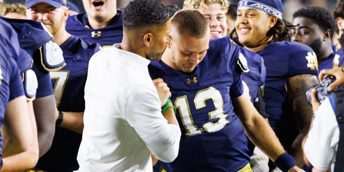 Marcus Freeman raves about team-first mentality of CJ Carr - On3