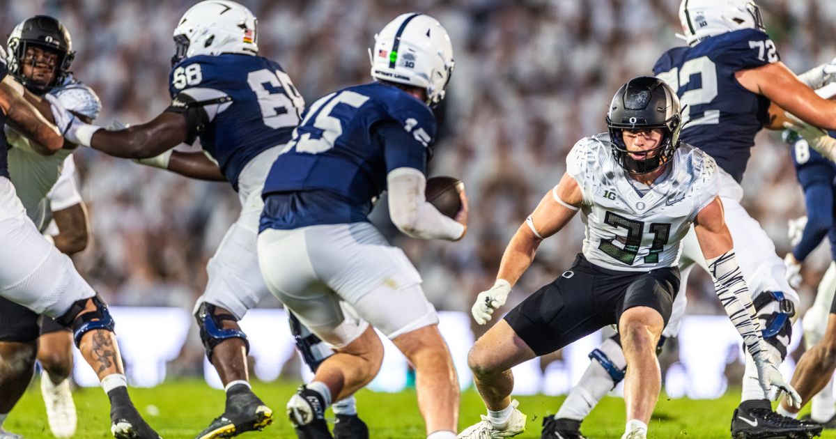 PFF Grades and Snap Counts: Oregon Defense vs. Penn State