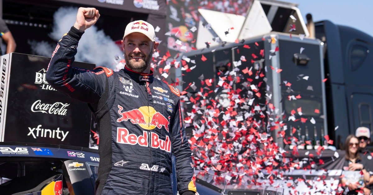 Shane van Gisbergen gets emotional as Trackhouse announces number ...