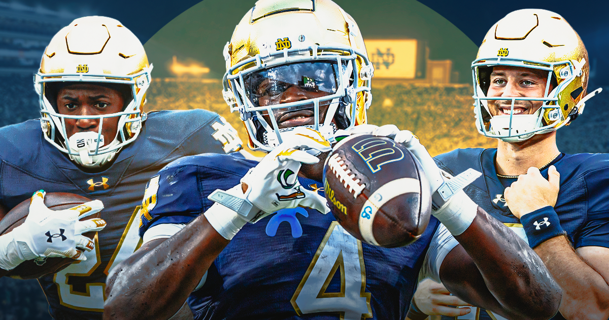 Jeremiyah Love praises CJ Carr, says Notre Dame has 'best duo in the country' with Jadarian ...