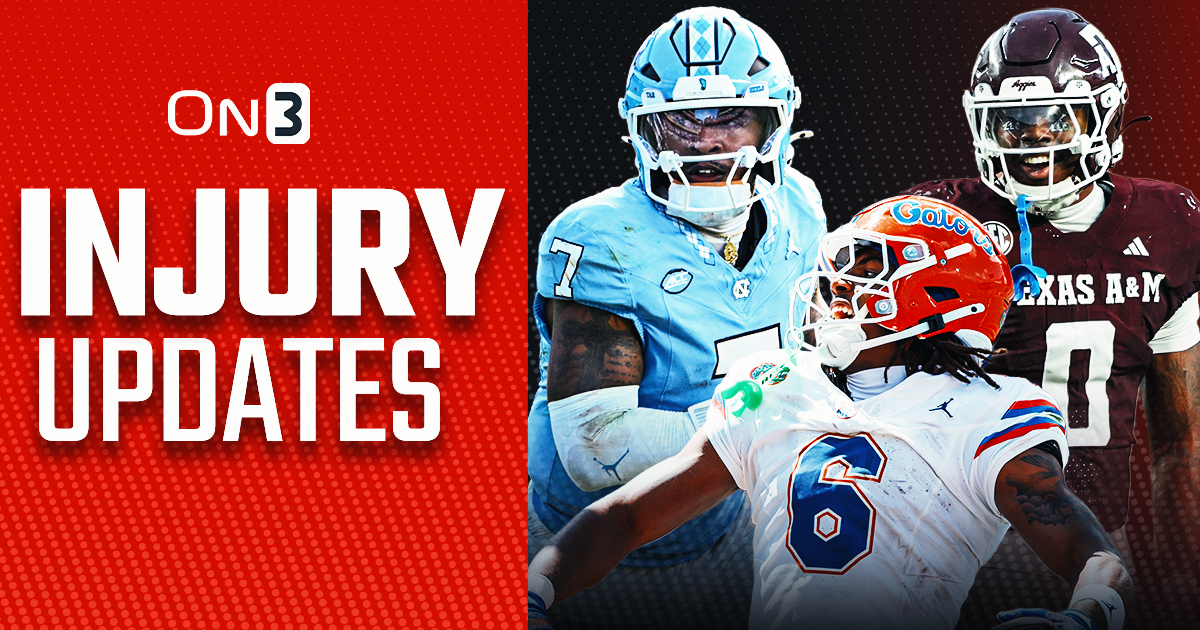 College football injury updates entering Week 6: Florida's Dallas ...
