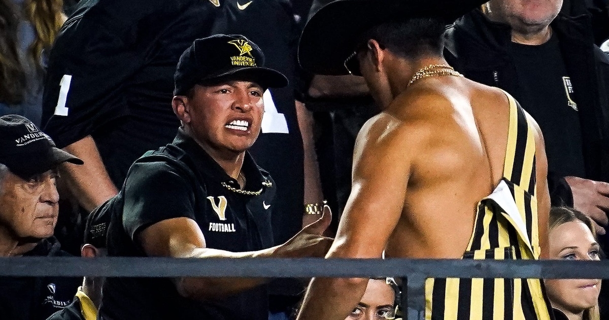 Diego Pavia's brother, Javier, spotted front row with 'Pavia 4 Heisman ...