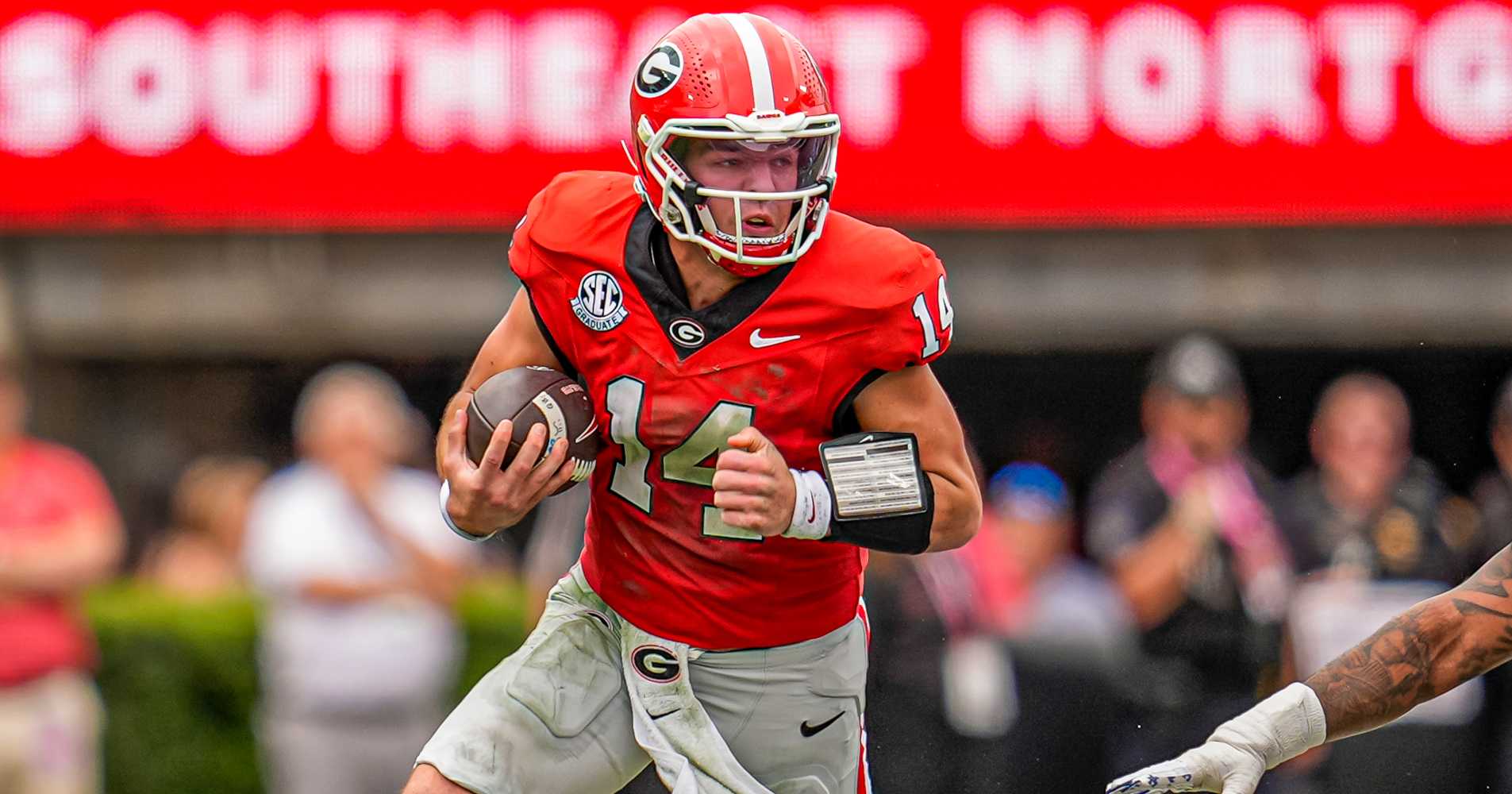 Halftime Notes: Georgia leads Kentucky 21-7