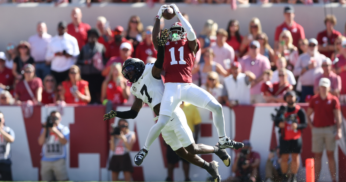 Alabama WR Rico Scott entering transfer portal