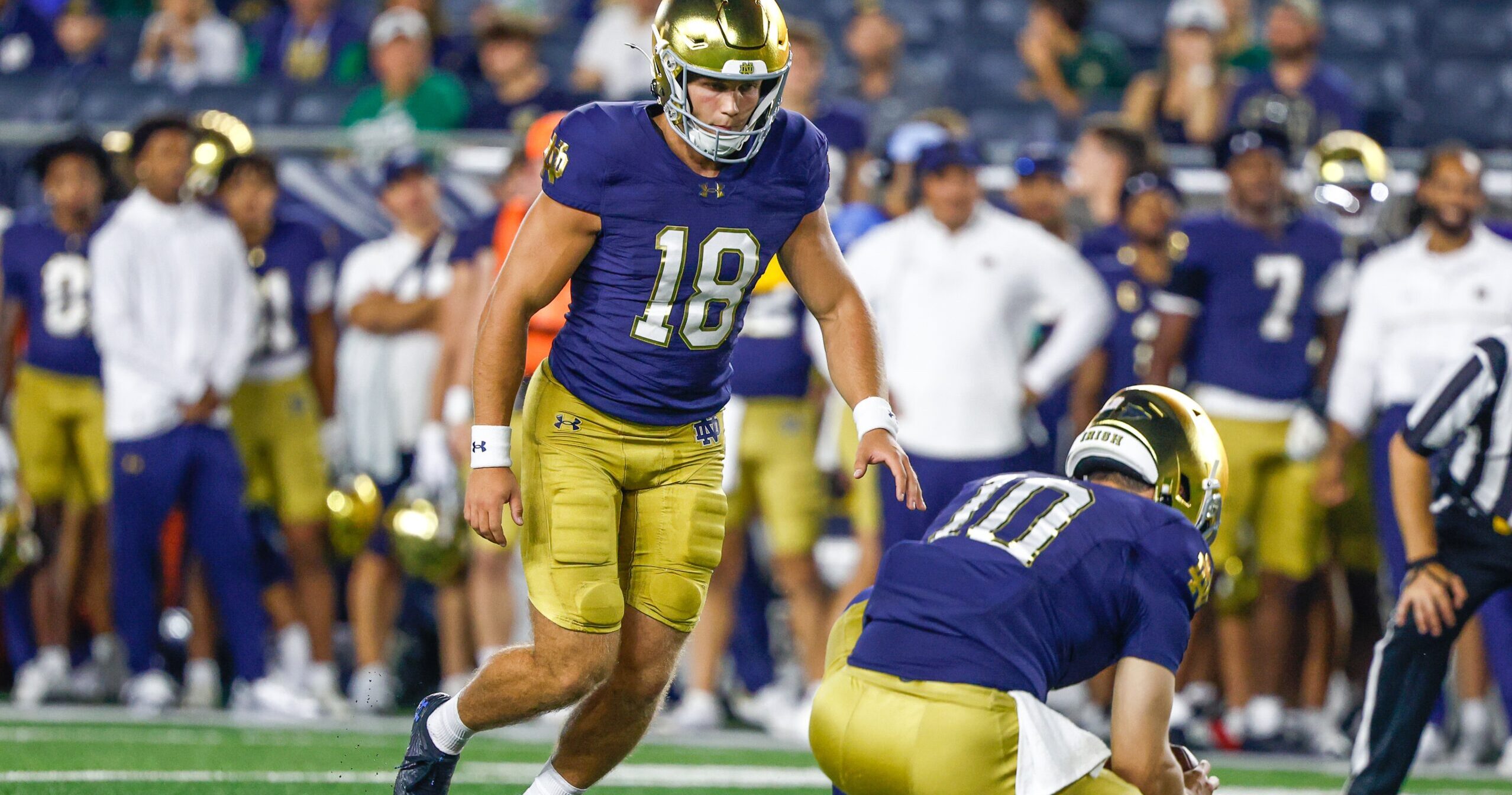 Marcus Freeman sorts through Notre Dame's special teams options
