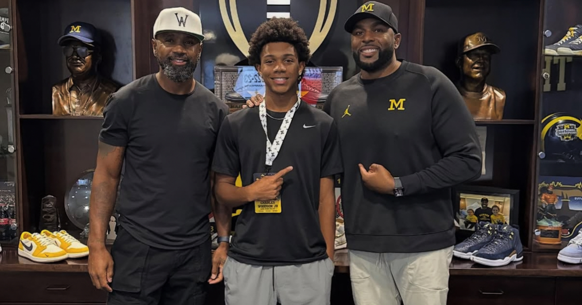 Charles Woodson Jr. goes in-depth on first Michigan visit - On3