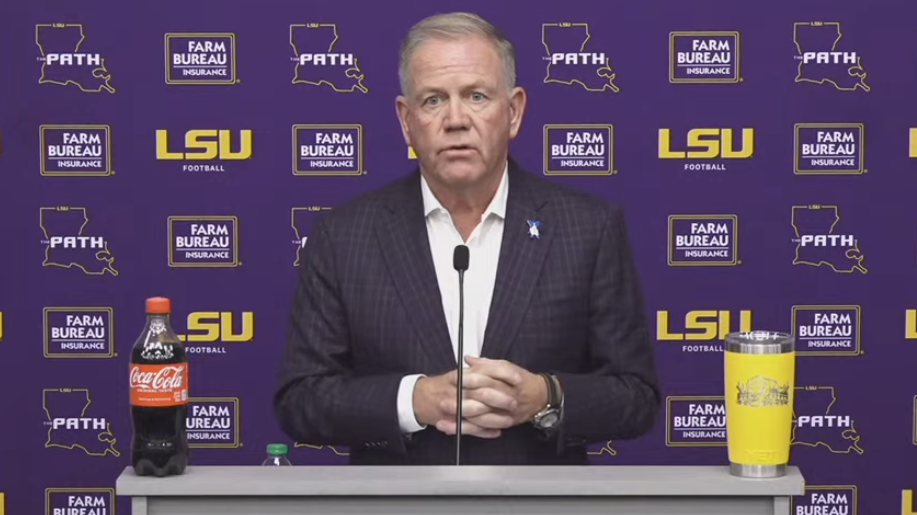 WATCH: LSU HC Brian Kelly's Monday Press Conference - On3