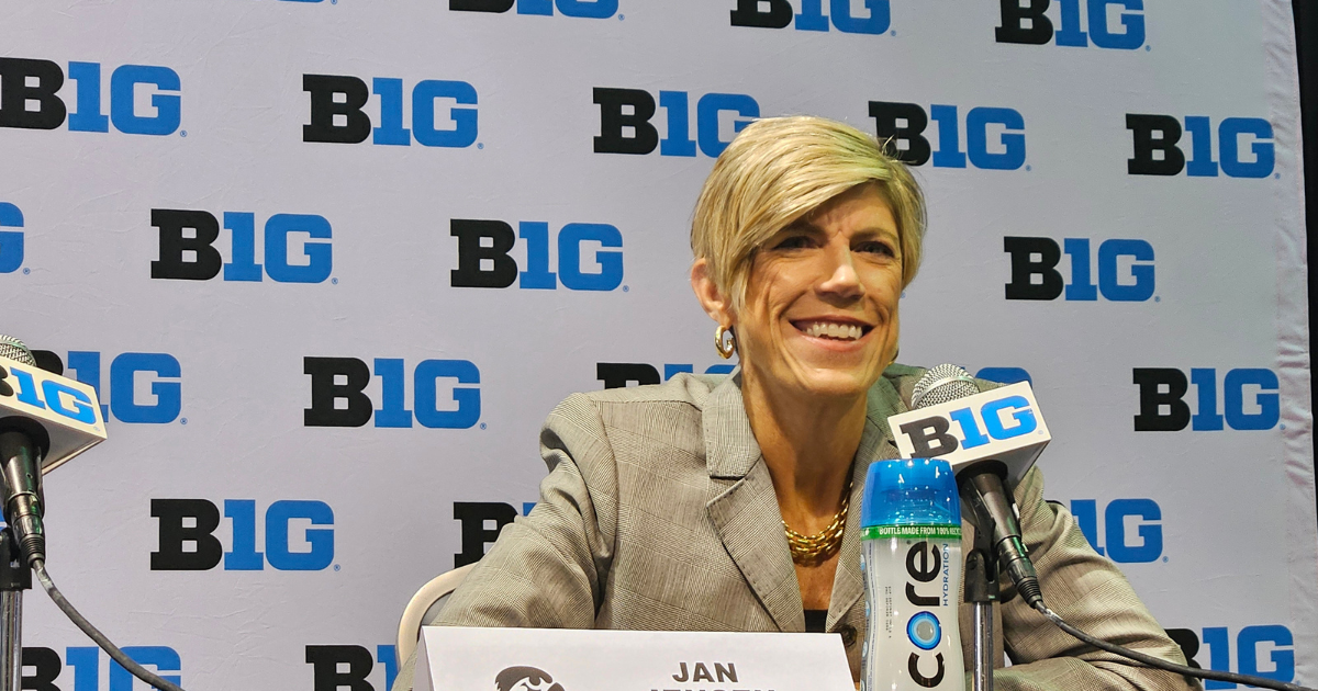 Jan Jensen talks Iowa basketball at Big Ten Media Days