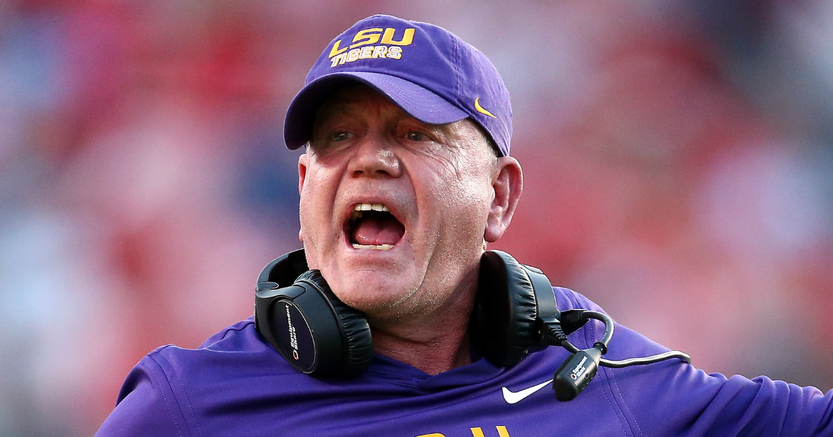 Brian Kelly reacts to jersey patch sponsors in college football after reports of LSU partnership