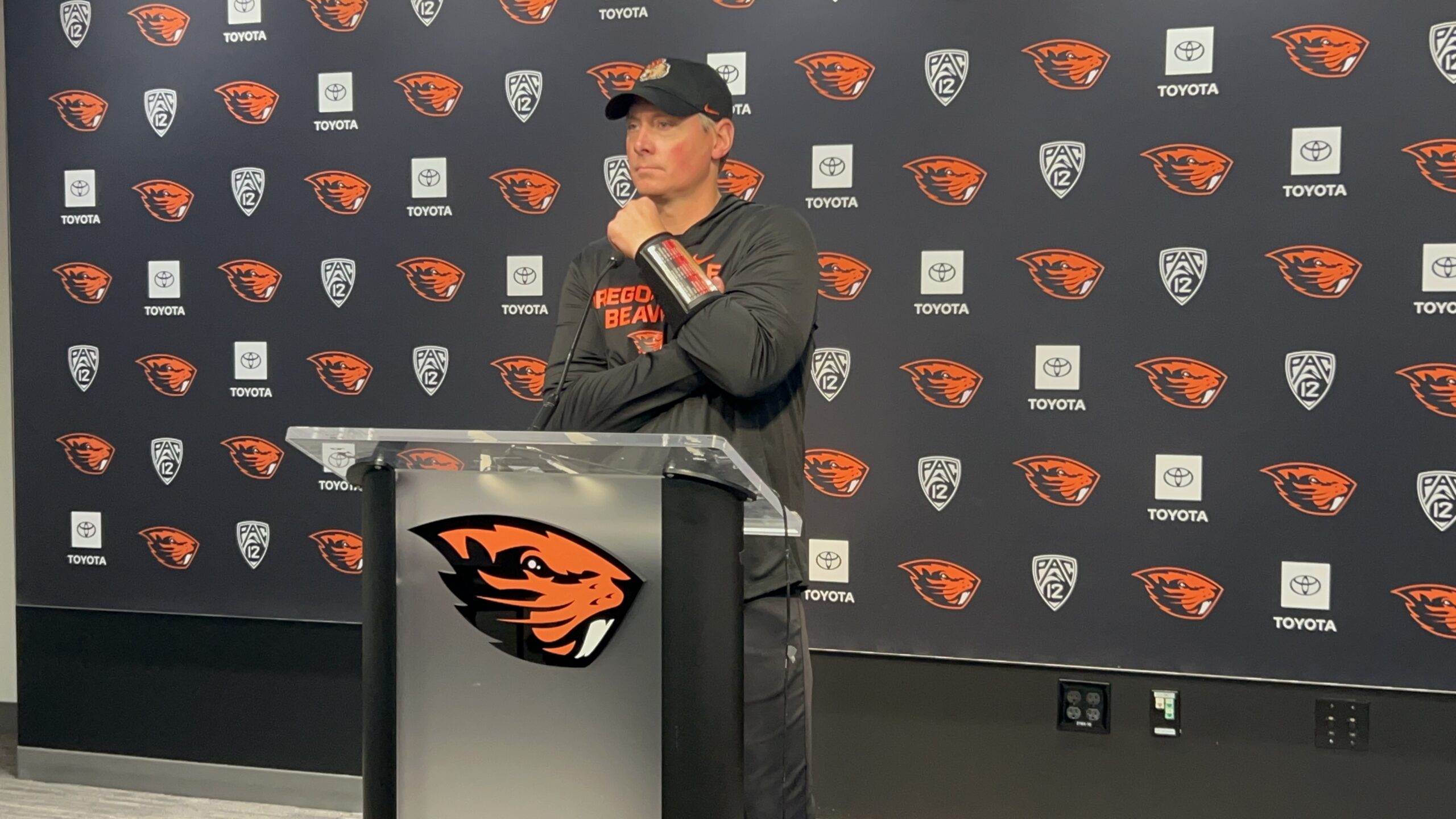 WATCH: Oregon State Football Talks Wake Forest Loss