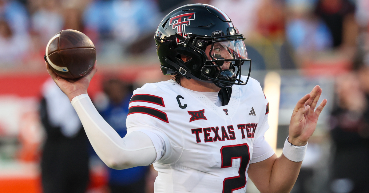 Behren Morton injury update: Texas Tech QB leaves game after lineman ...
