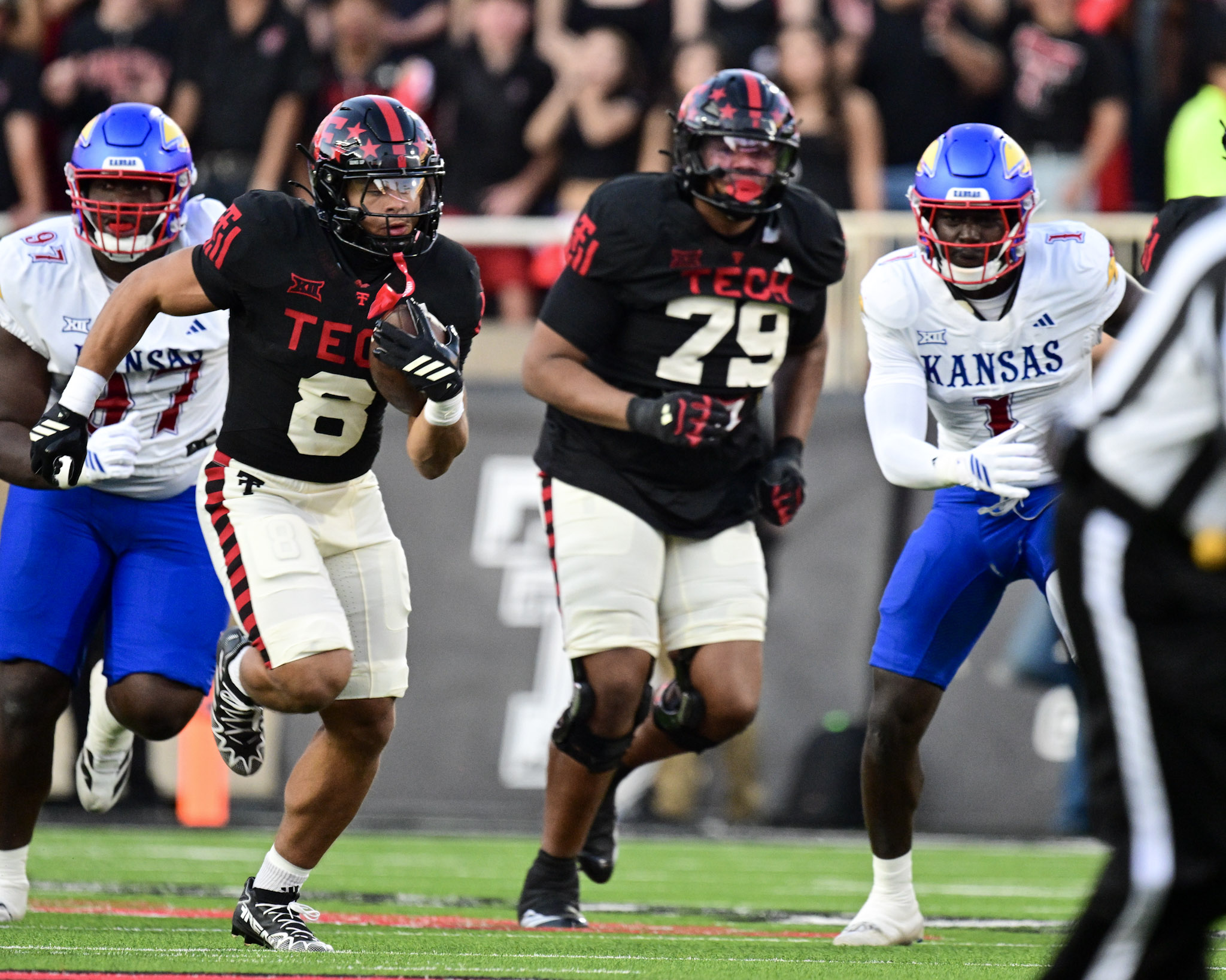 McGuire, Texas Tech lean into run game against Kansas - On3
