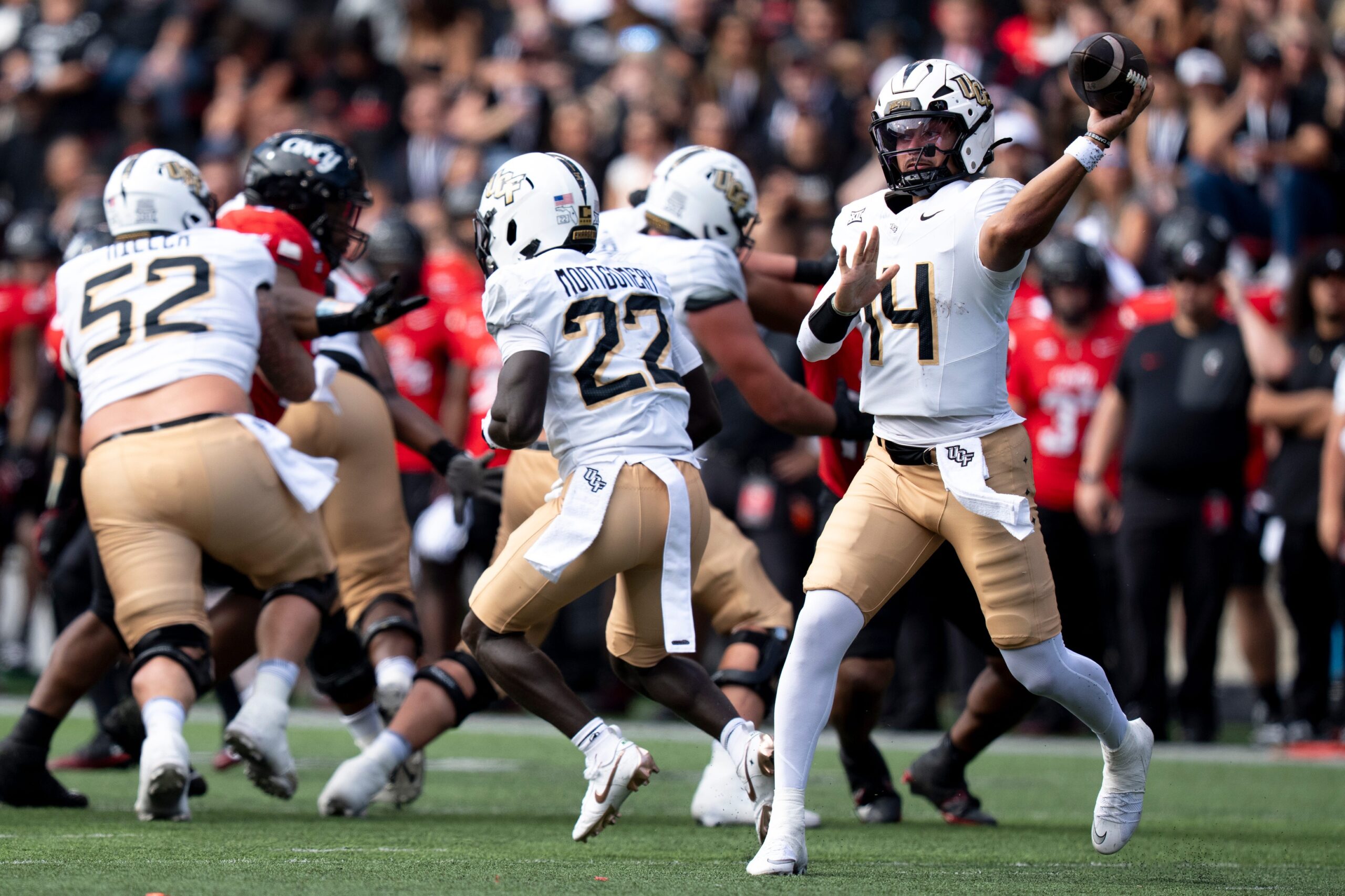 UCF PFF Offense Player Grades - 20-11 loss at Cincinnati - On3