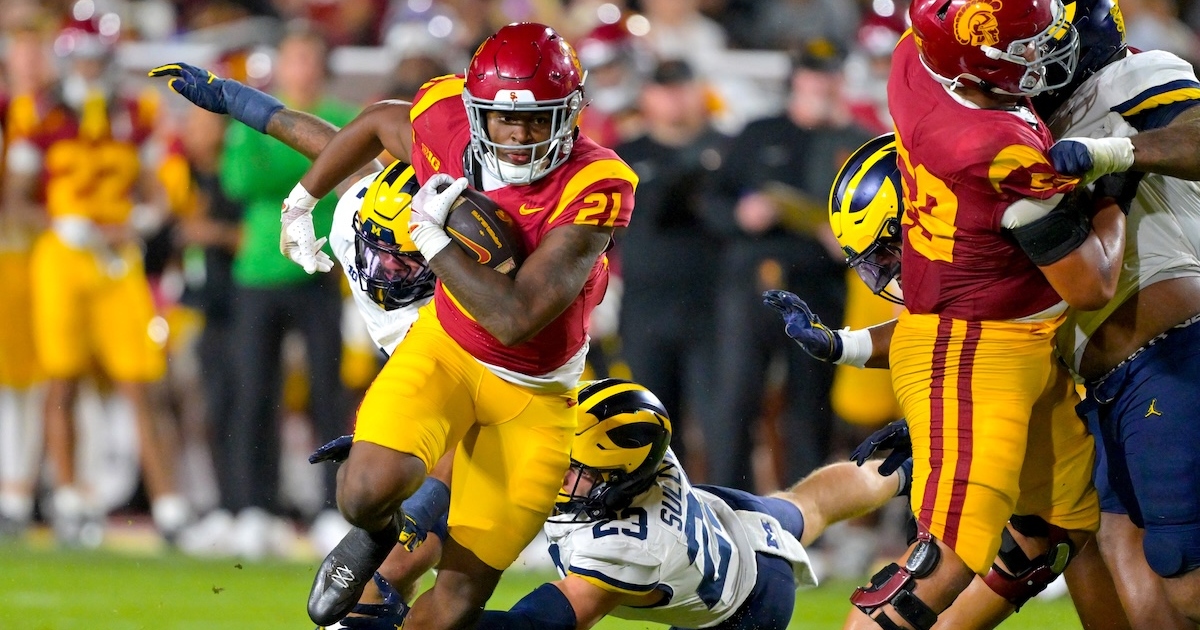 Report: Big Ten fines USC $5,000 for playing RB Bryan Jackson vs. Michigan - On3