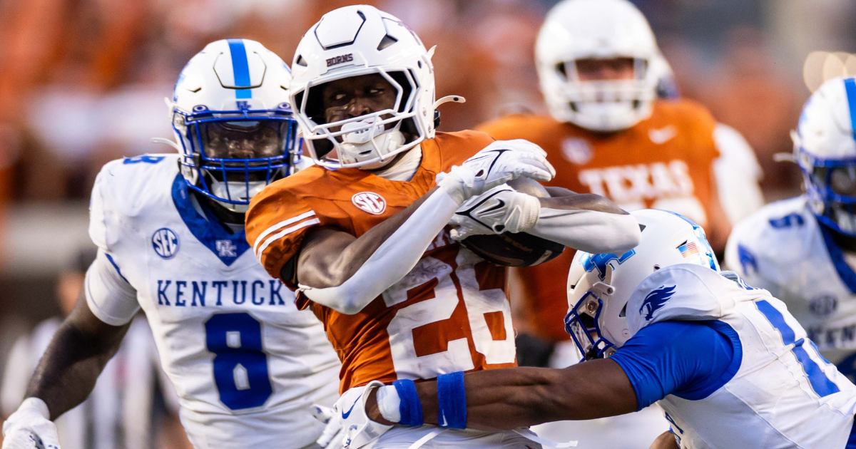 CJ Baxter injury update: Kentucky, Texas reveal status of key players ...