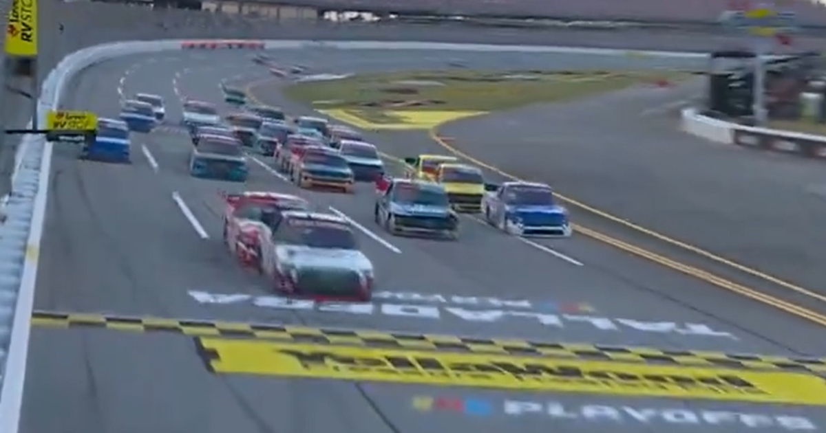 Gio Ruggiero earns first career win, holds off Corey Heim in NASCAR ...