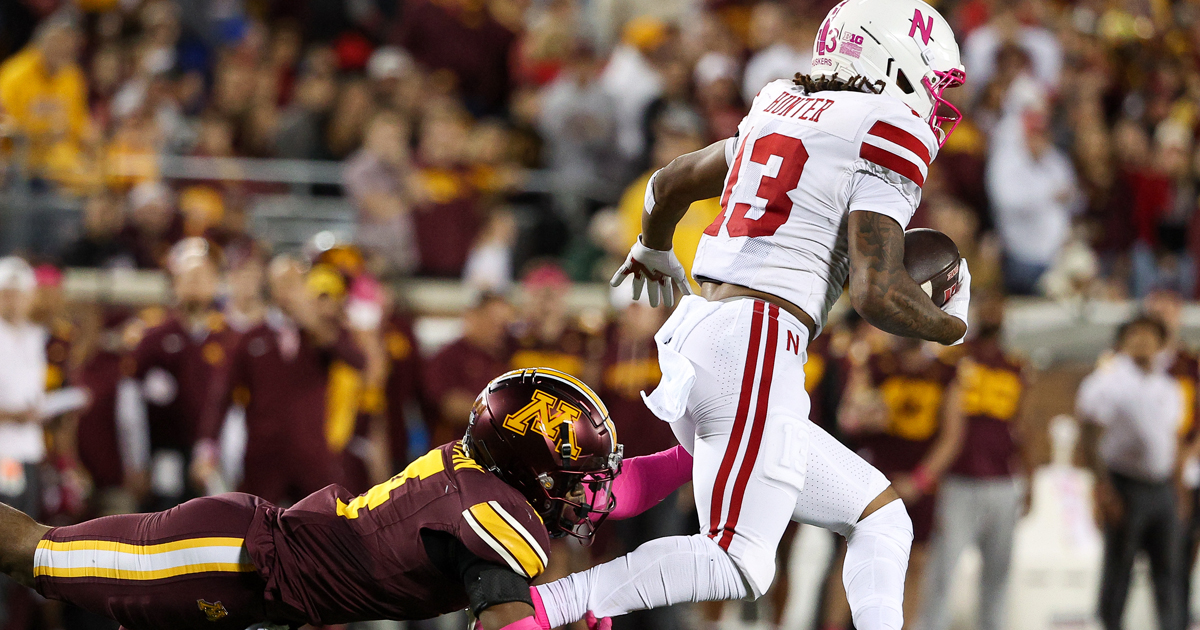 PFF snap counts and grades for Nebraska's offense vs. Minnesota - On3