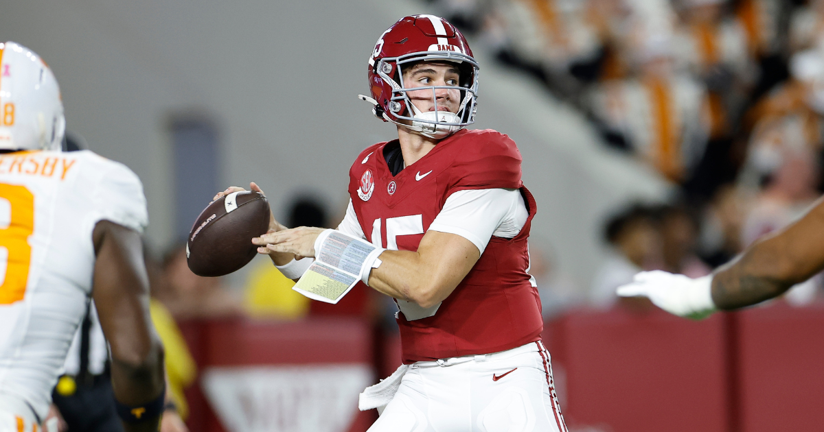 Ty Simpson recaps win over Tennessee: 'It definitely feels sweet'