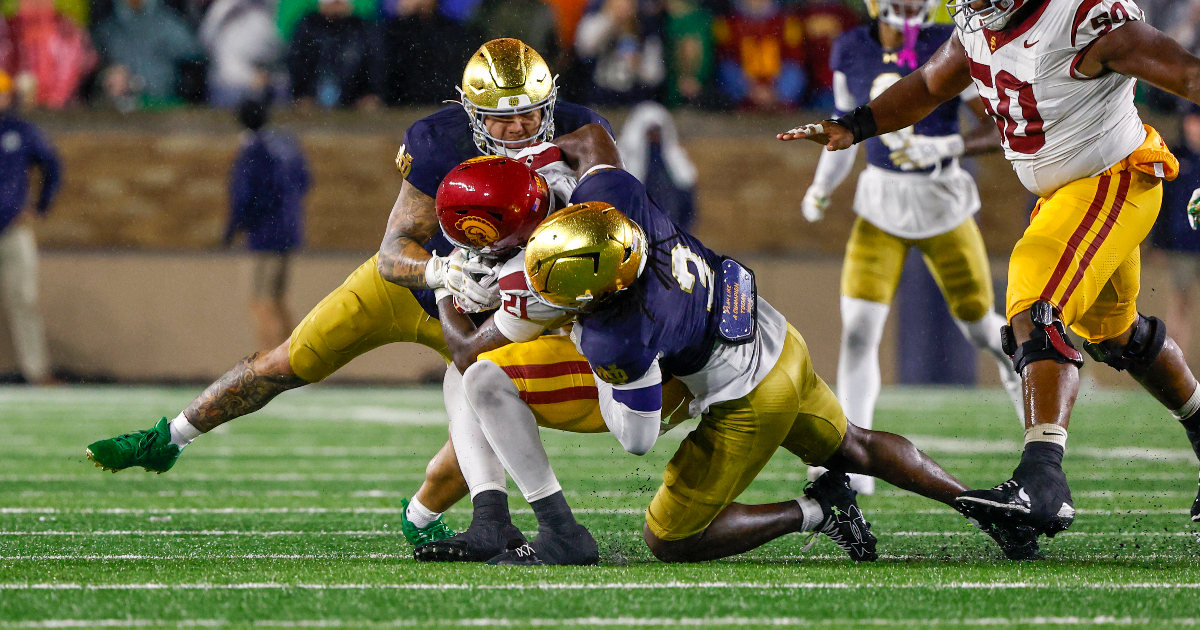 Notre Dame football prioritizes run defense against USC - On3
