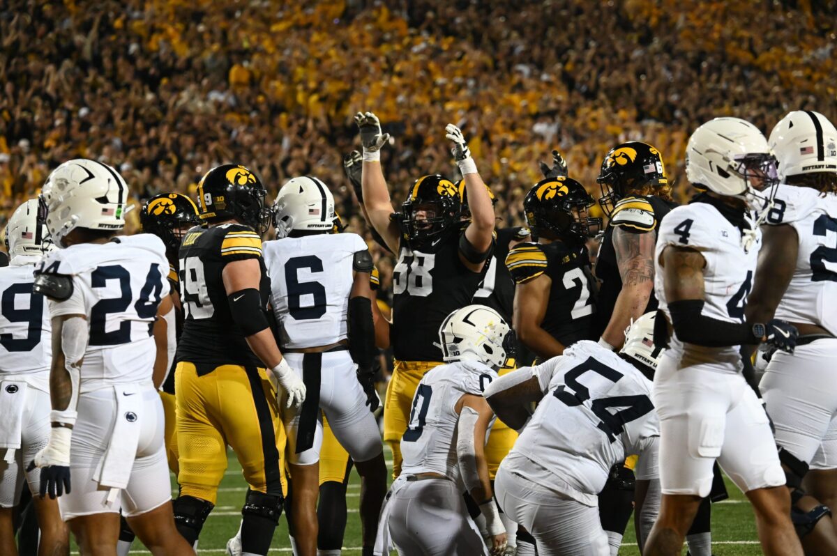 PFF Grades - Iowa offense vs. Penn State - On3