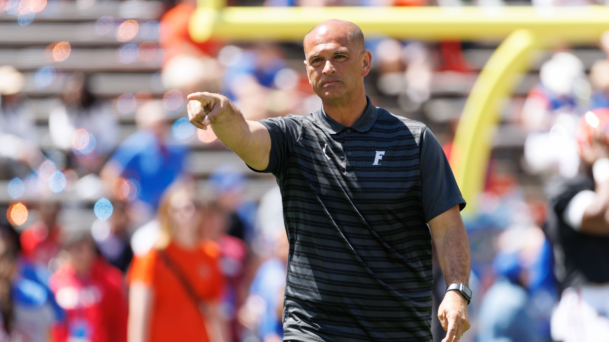 Florida Gators receivers coach Billy Gonzales will serve as interim