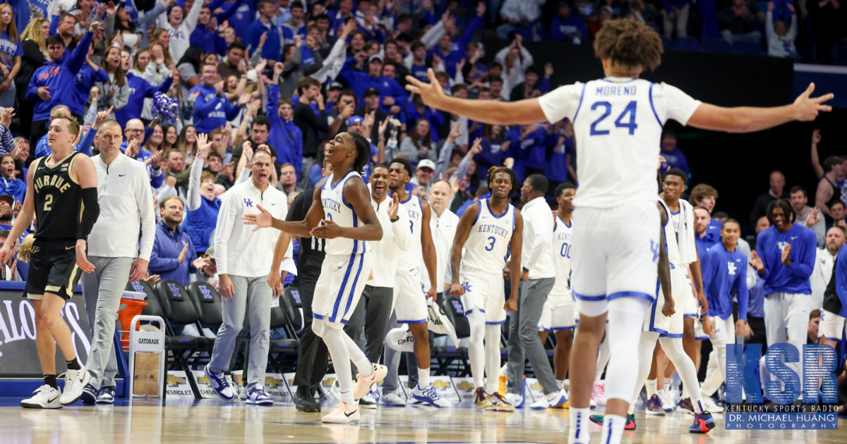 Let's go ahead and watch highlights of Kentucky's win over Purdue