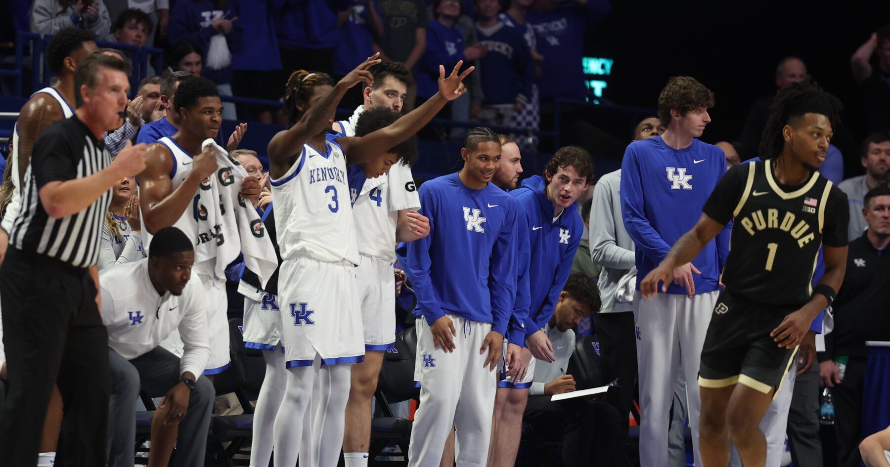 Mark Pope believes bench communication, led by Jaland Lowe, was ...